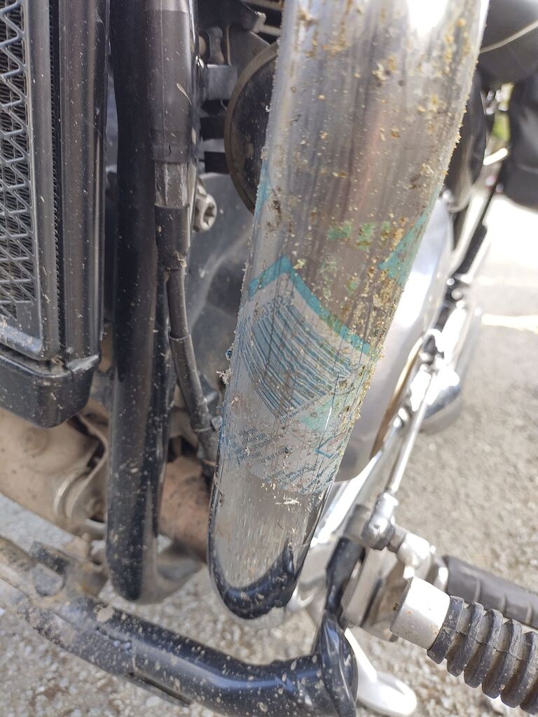 Removing burnt-on plastic from exhausts - The Workshop - Triumph ...