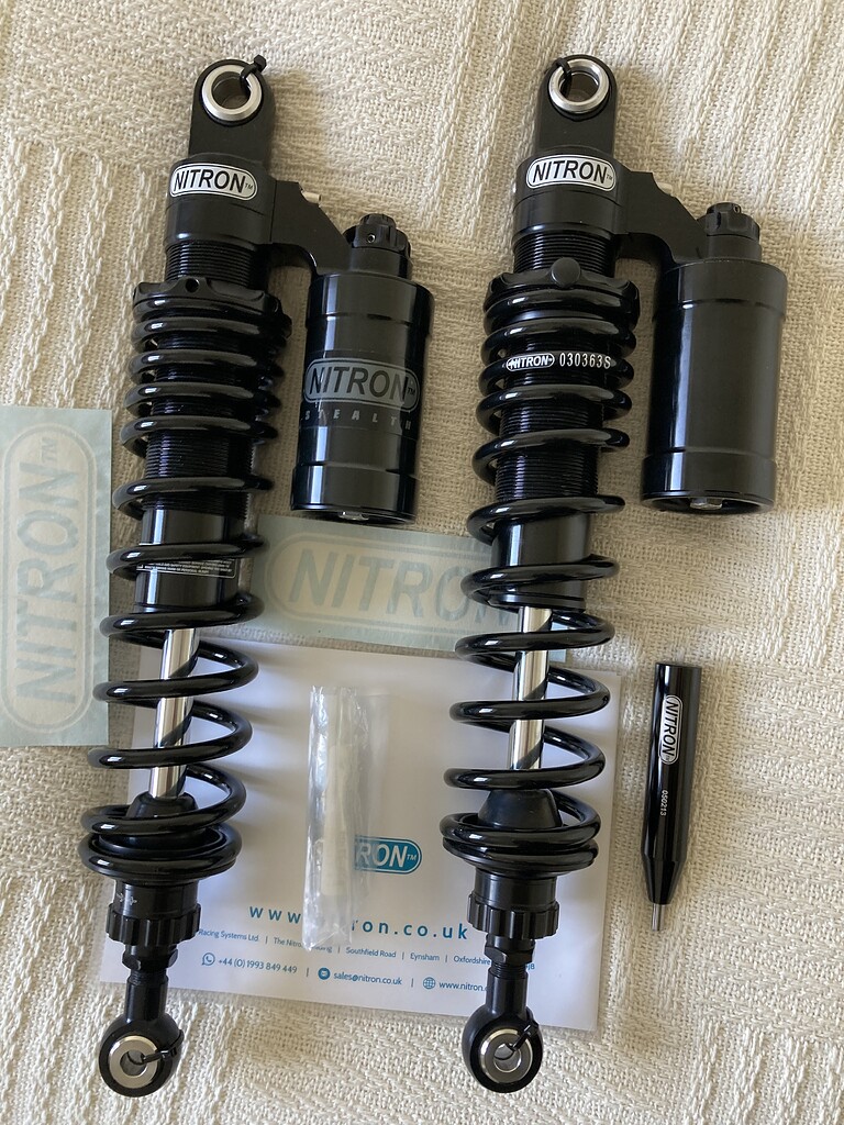 Nitron stealth shocks for 1200 Speed Twin for sale £500 (£750 off rrp ...