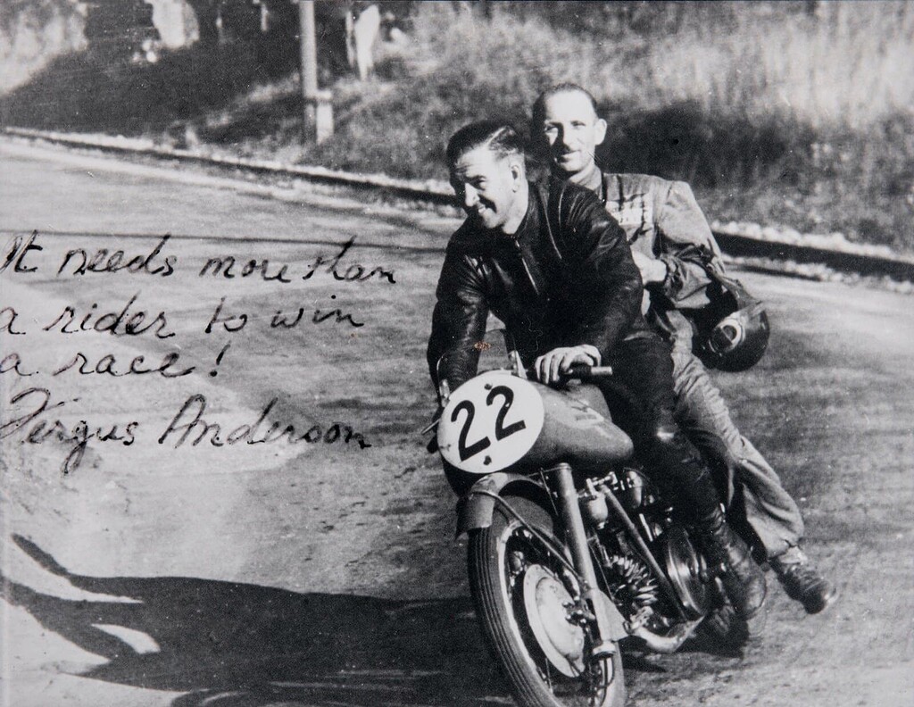 27 May - Fergus Anderson Wins the 1951 500cc Grand Prix for Moto Guzzi ...