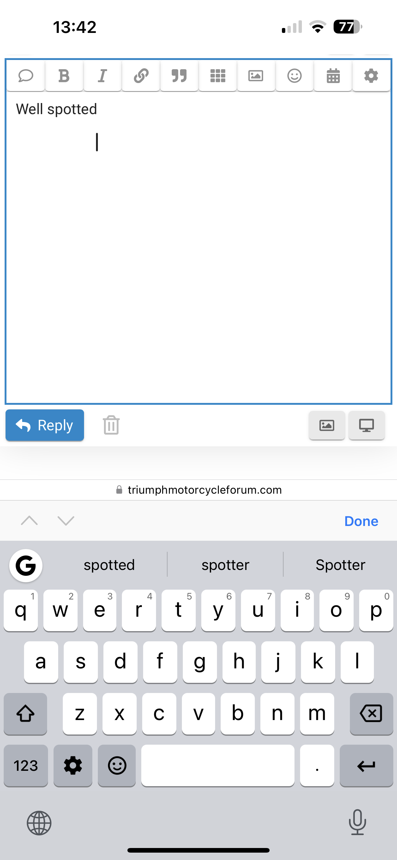 Cursor in the wrong place - Tech Support - Triumph Motorcycle Forum Cursor in the wrong place - Tech Support - Triumph Motorcycle Forum